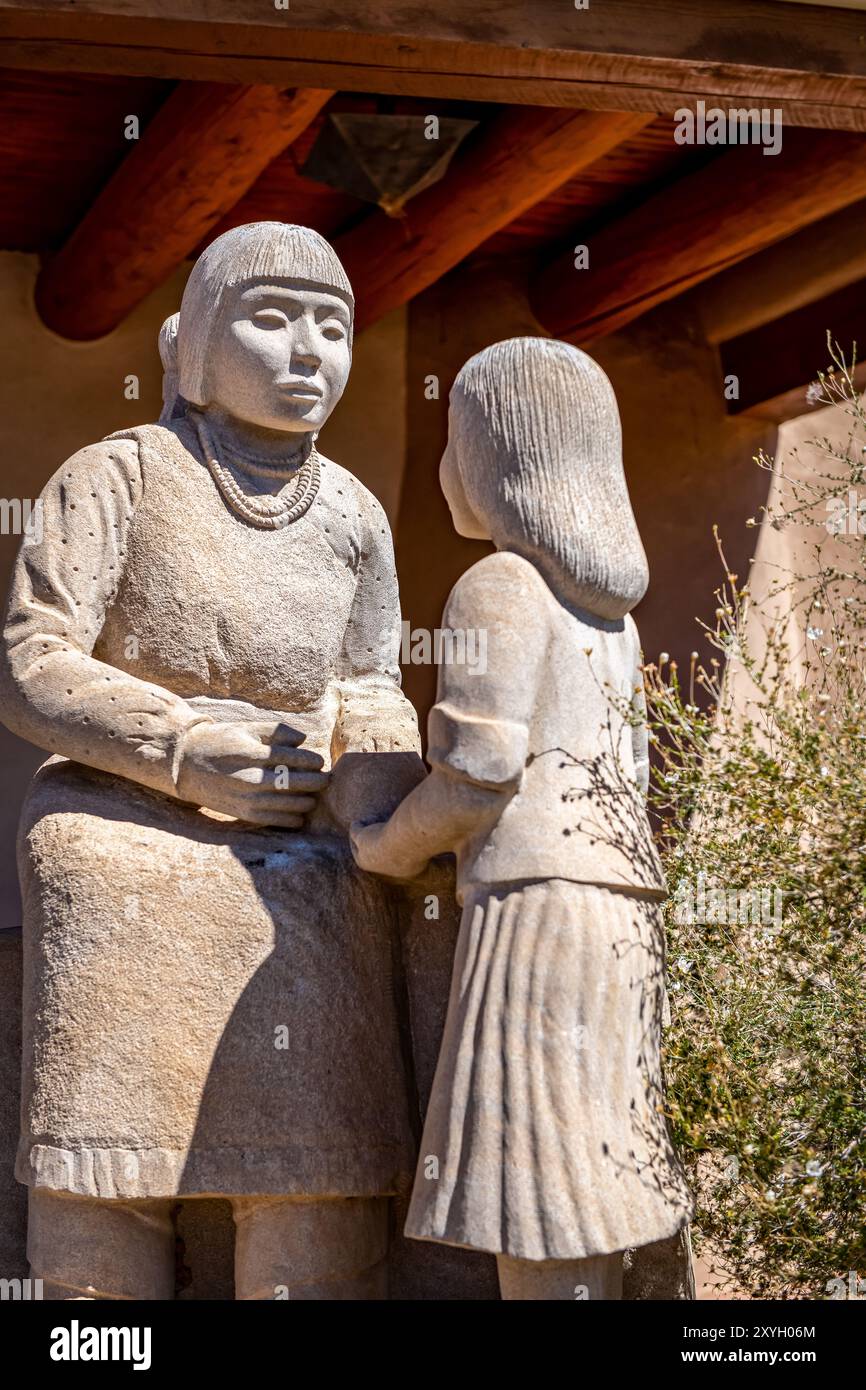 Museum Hill in Santa Fe, New Mexico features many outdoor native ...