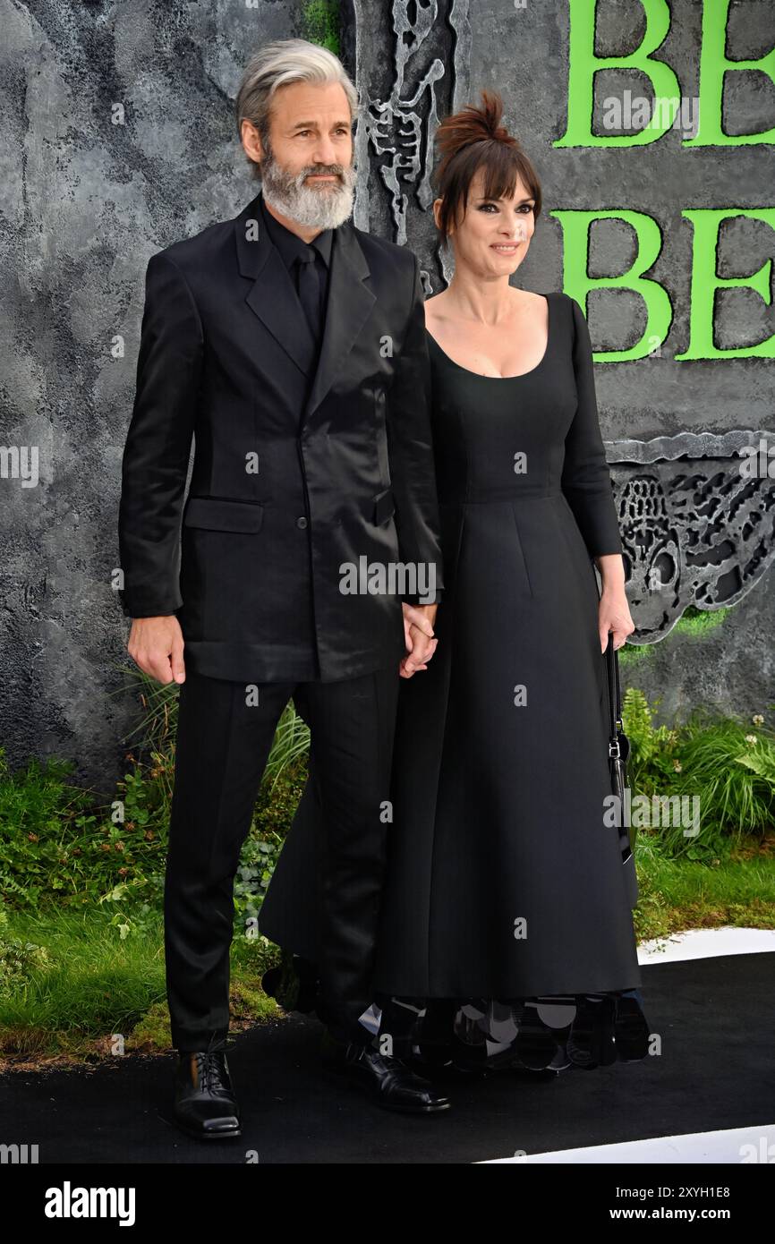 LONDON, UK. 29th Aug, 2024. Scott Mackinlay Hahn, Winona Ryder attends ...