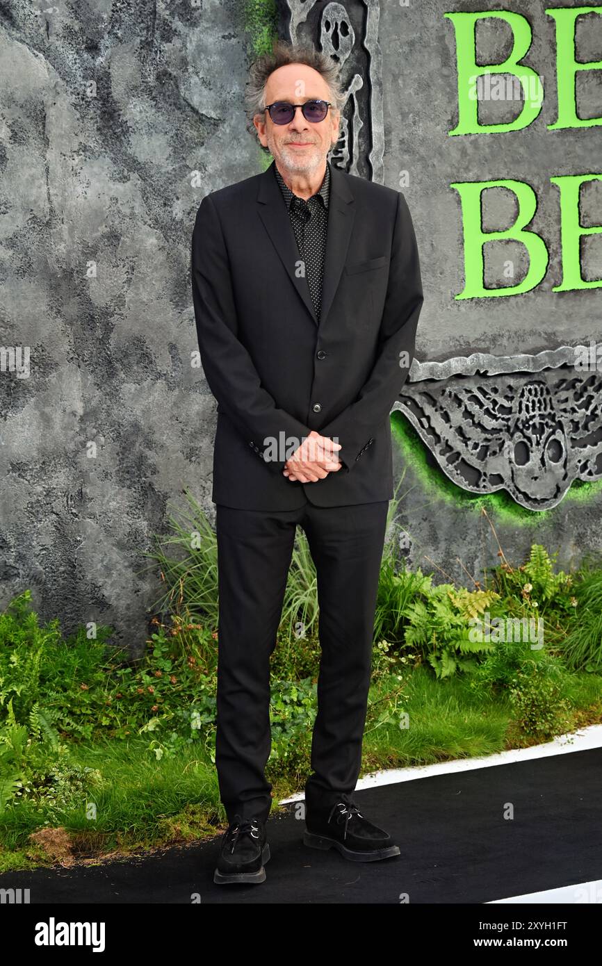 LONDON, UK. 29th Aug, 2024. Tim Burton attends Beetlejuice Beetlejuice ...