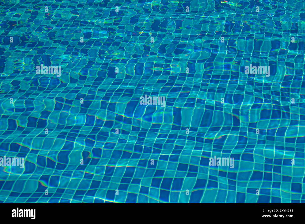 Swimming Pool Surface With Light Reflection and Water Ripple Patterns ...