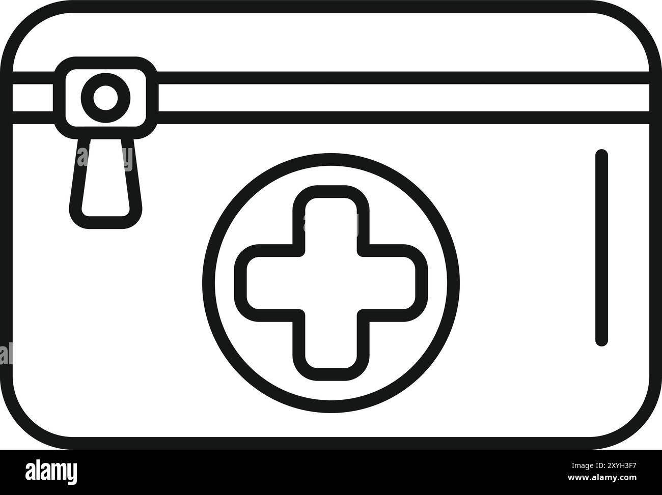 This icon of a first aid kit represents emergency preparedness and ...