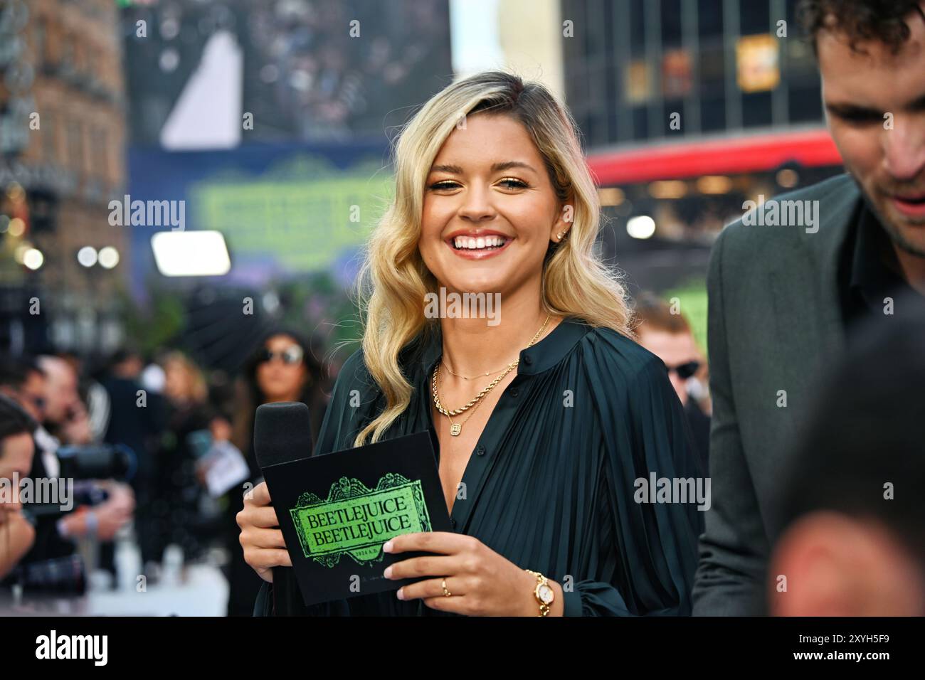 LONDON, UK. 29th Aug, 2024. Presenter Gabby Gonzalez at Beetlejuice ...