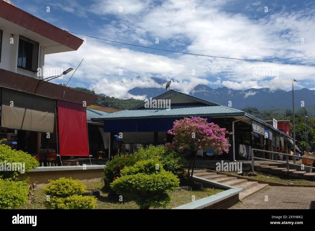 Town centre of Ranau, Sabah, Malaysia Stock Photo - Alamy