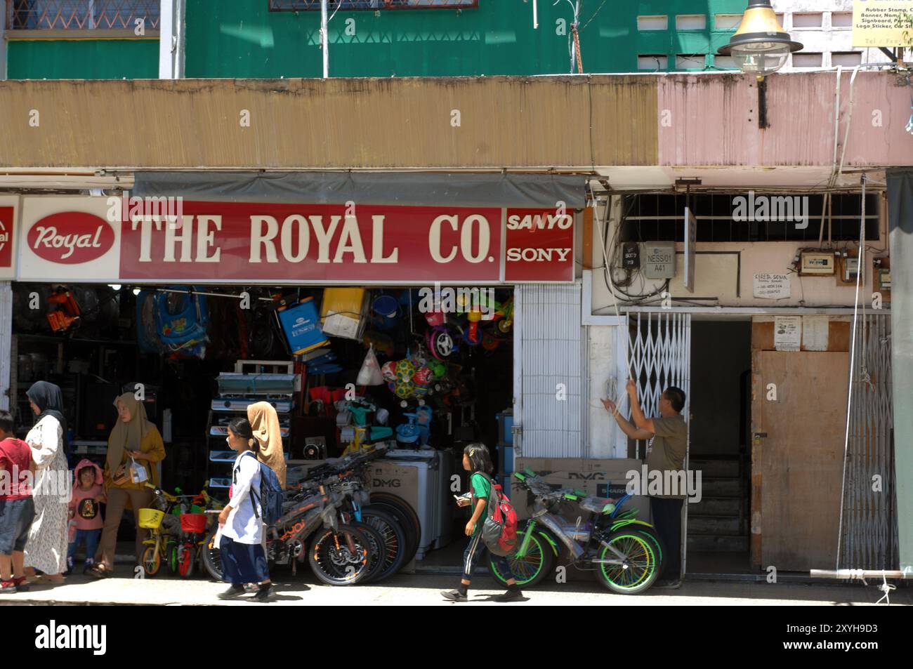 Town centre of Ranau, Sabah, Malaysia Stock Photo - Alamy