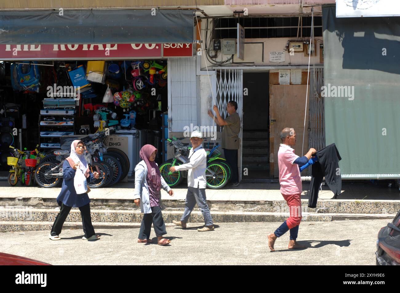 Town centre of Ranau, Sabah, Malaysia Stock Photo - Alamy