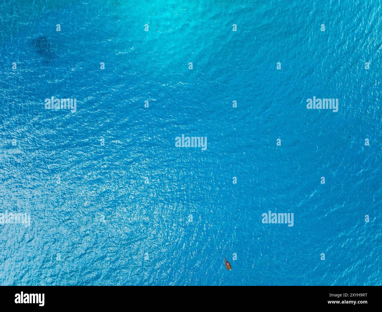 Sea surface aerial view,Bird eye view photo of blue waves and water ...