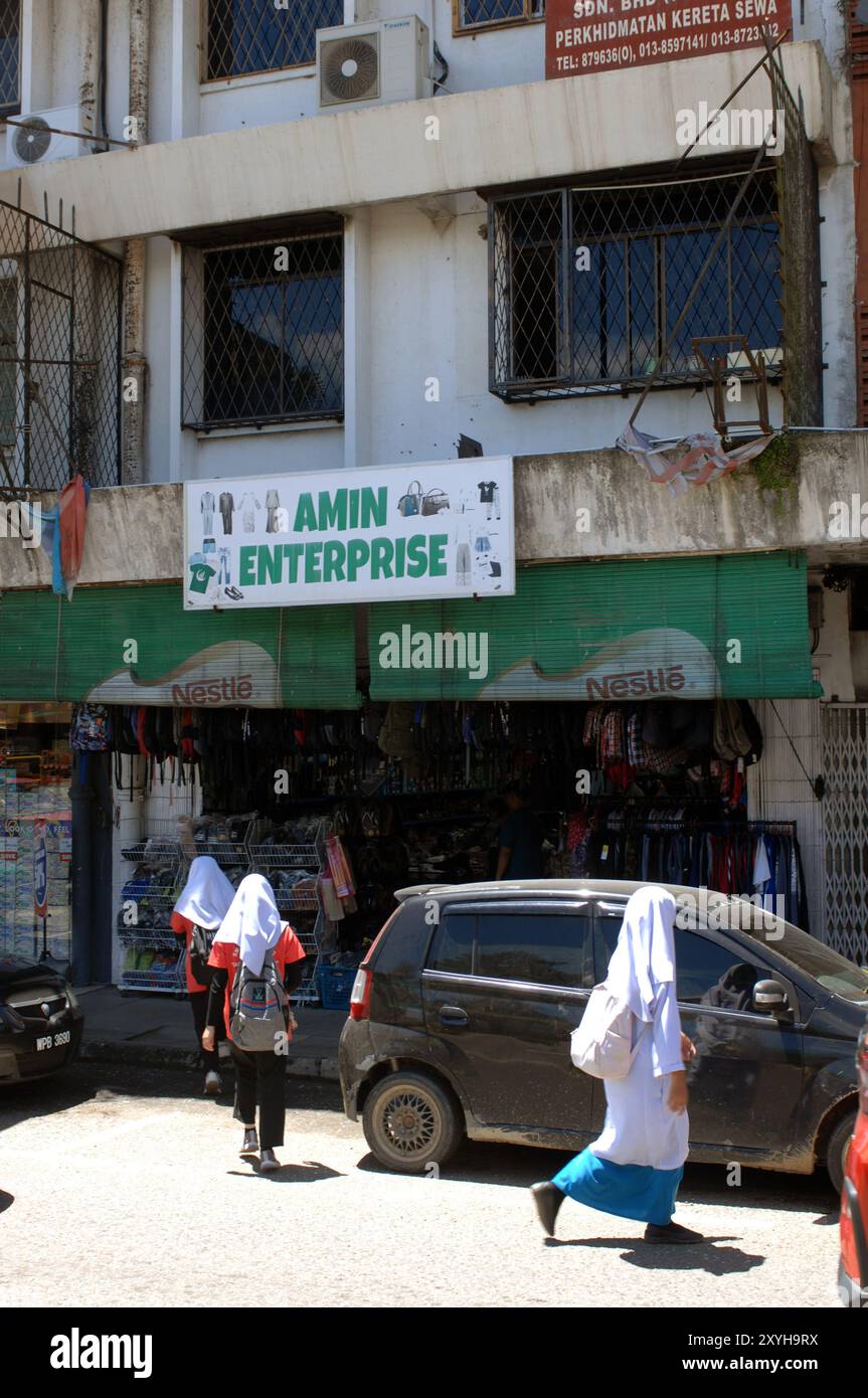 Town centre of Ranau, Sabah, Malaysia Stock Photo - Alamy