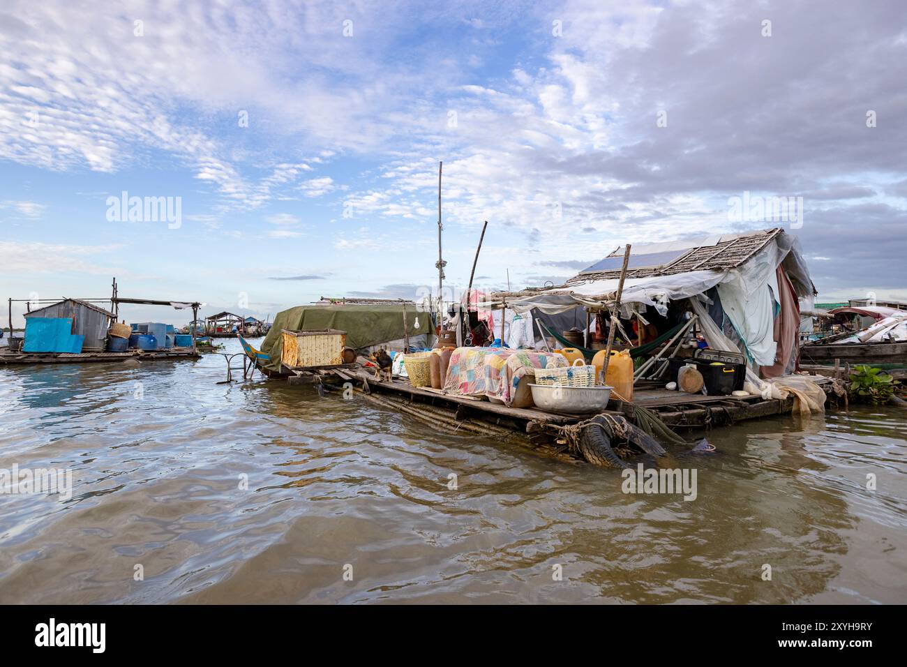 Tonle Sap floating village, Kampong Chhnang, Cambodia Stock Photo - Alamy