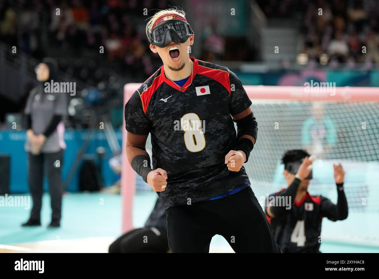Paris, France. 29th Aug, 2024. Koji Miyajiki (JPN) Goalball : Mens ...