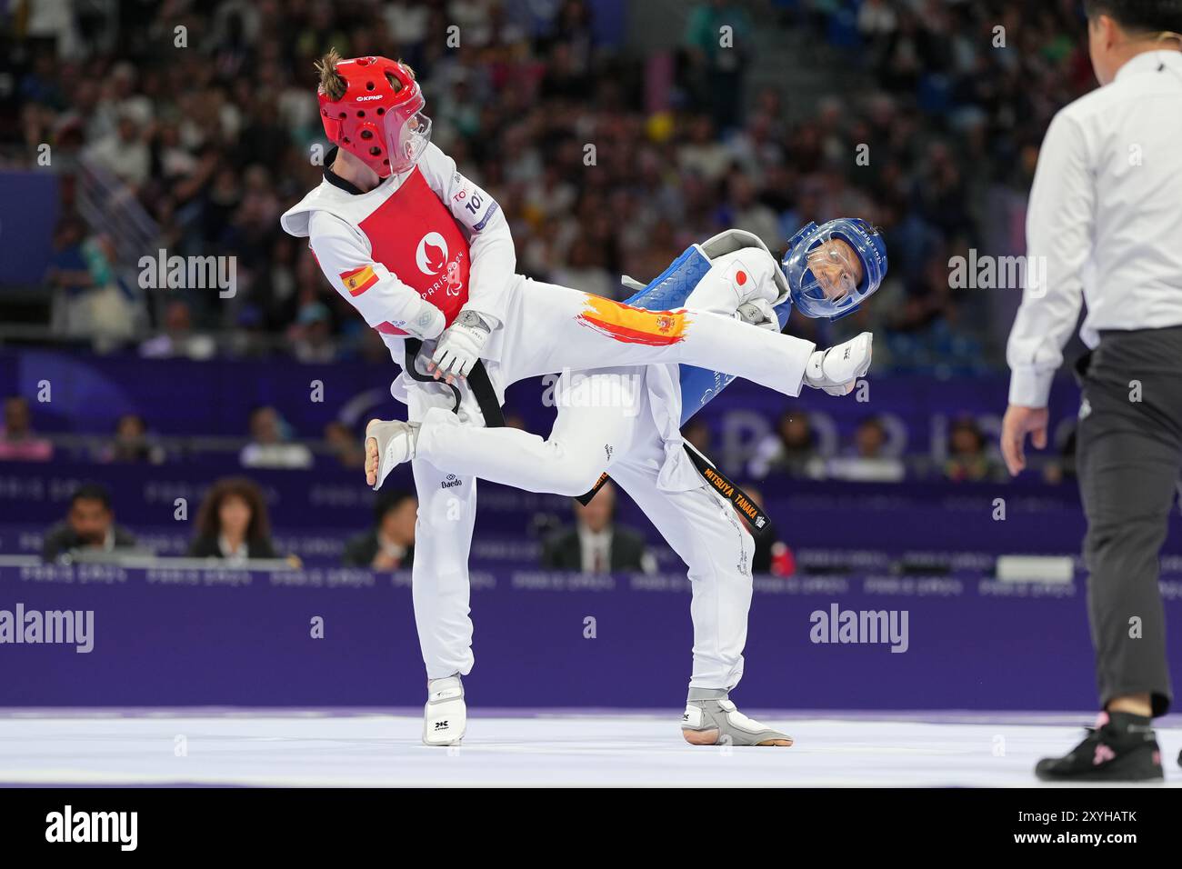 Mitsuya Tanaka (JPN), AUGUST 29, 2024 - Taekwondo : Men's K44 -58kg ...