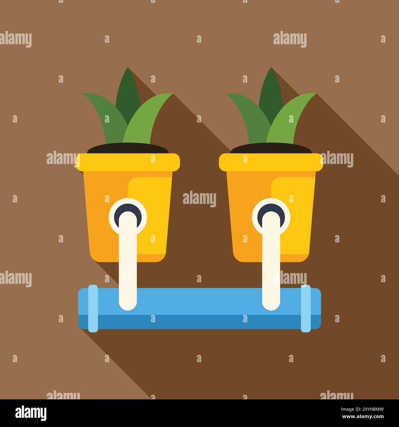 Hydroponics system cultivating plants using mineral nutrient solutions ...