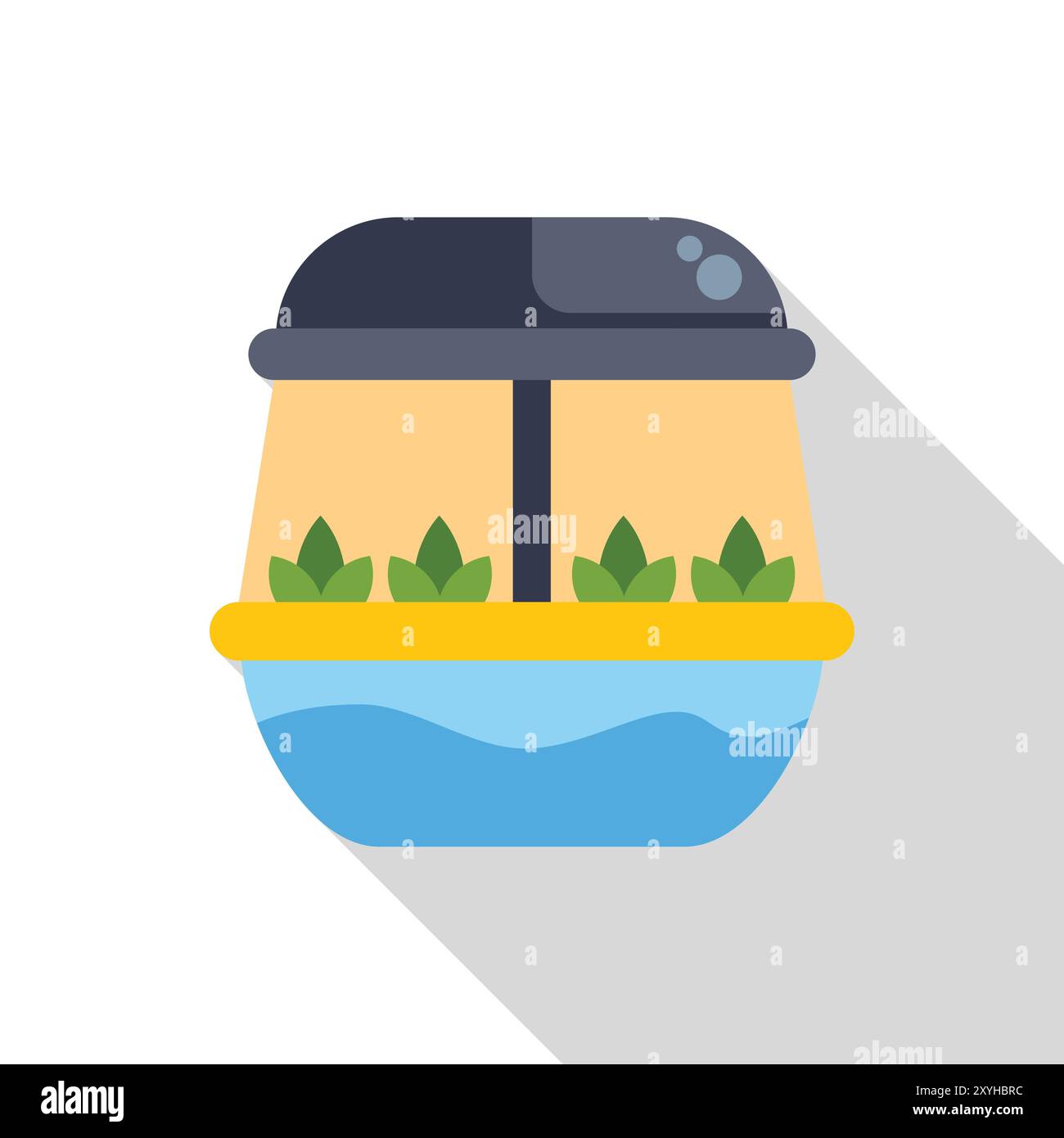 Hydroponic method growing plants using mineral nutrient solutions in a ...