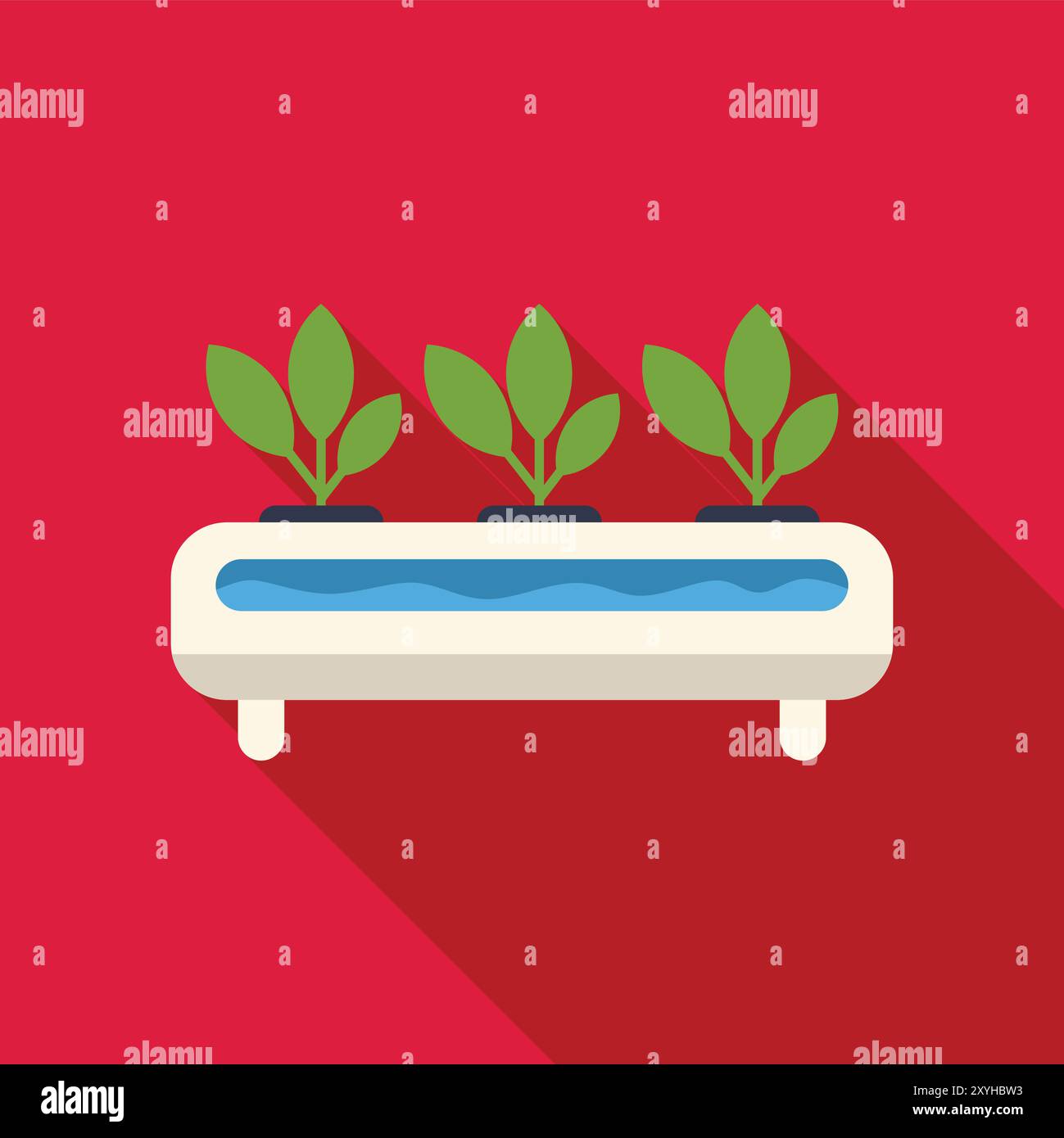 Hydroponics method Stock Vector Images - Alamy