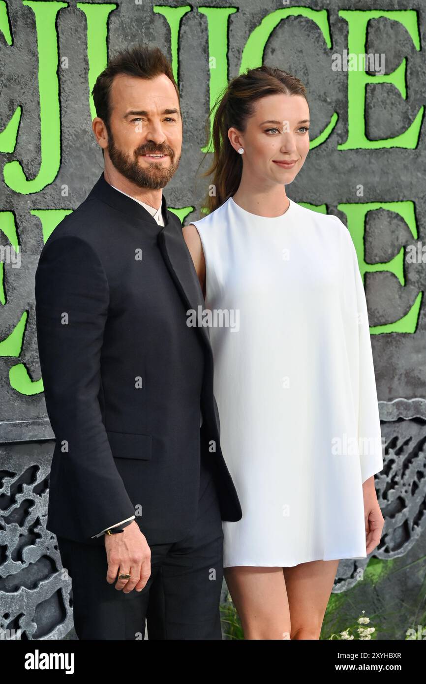 LONDON, UK. 29th Aug, 2024. Justin Theroux, Nicole Brydon Bloom attends ...