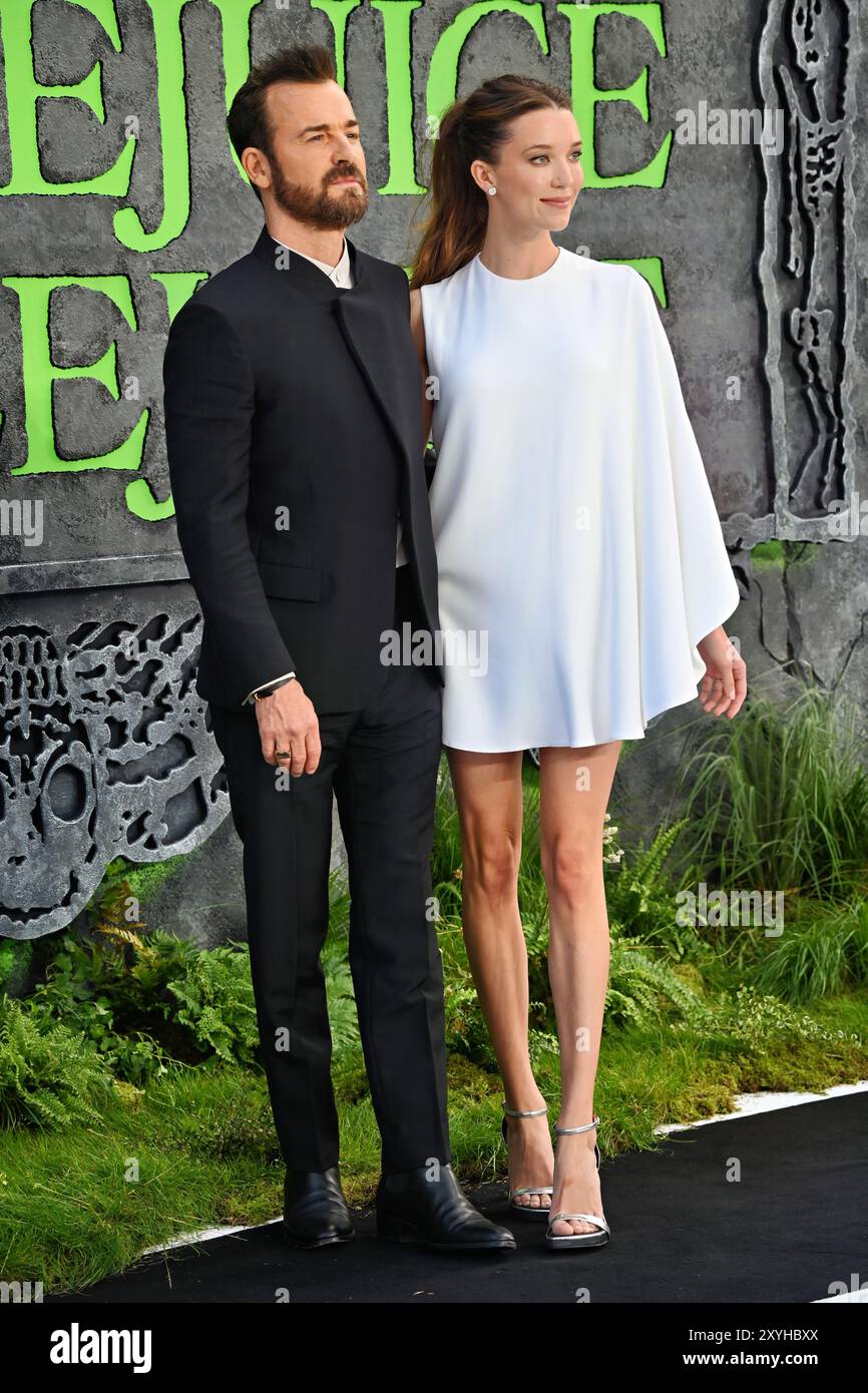 LONDON, UK. 29th Aug, 2024. Justin Theroux, Nicole Brydon Bloom attends ...