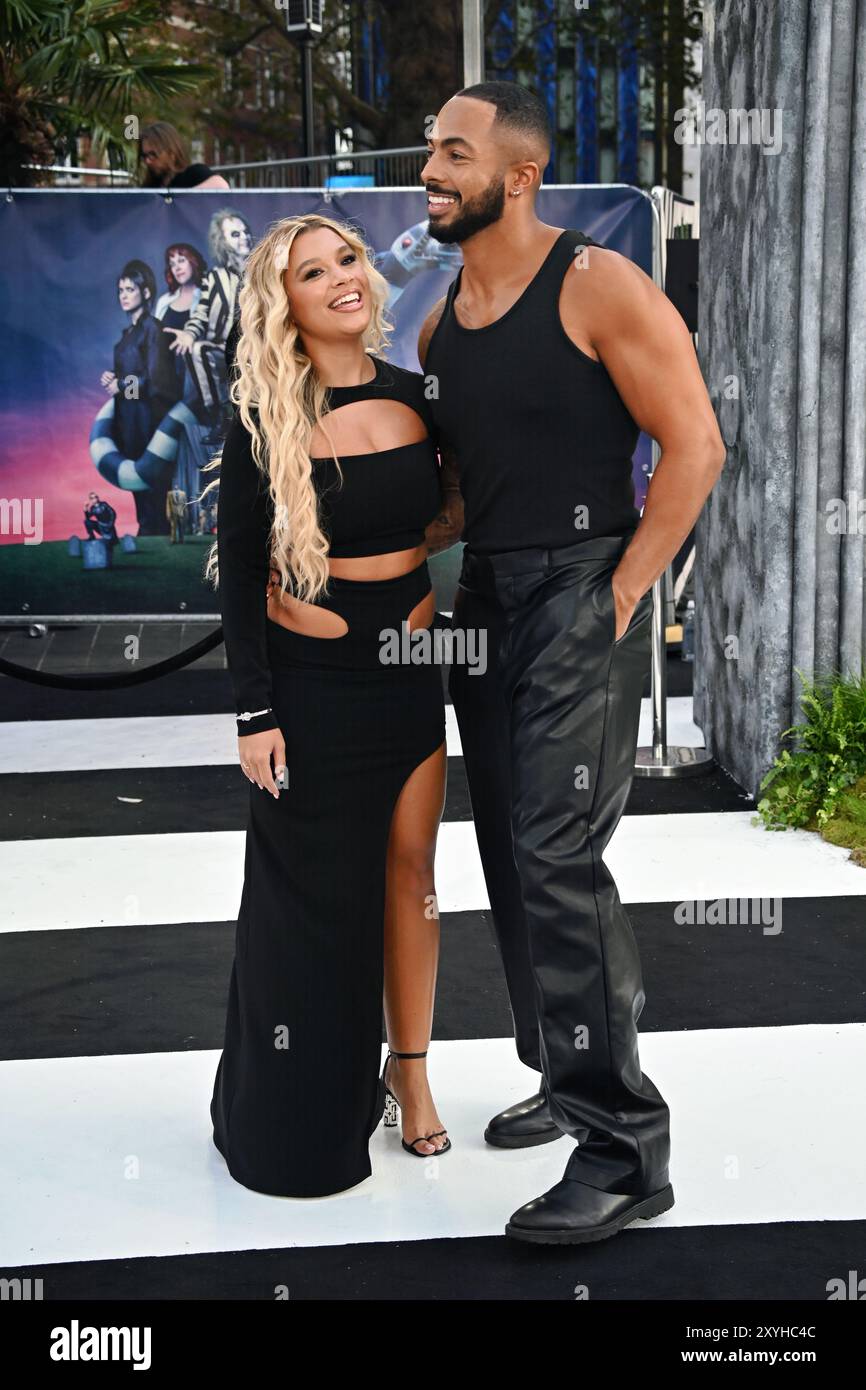 LONDON, UK. 29th Aug, 2024. Tyler West, Molly Rainford attends ...
