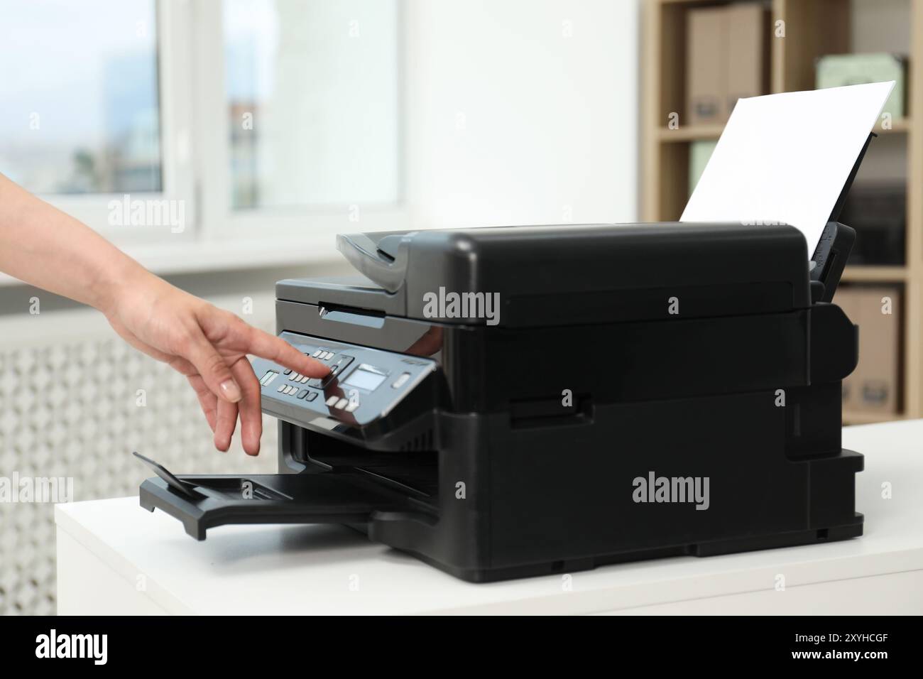 Modern computer setup and printer hi-res stock photography and images ...