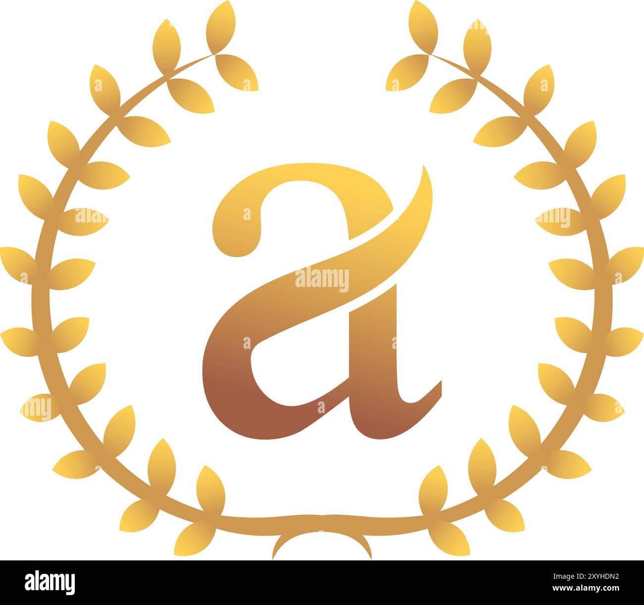 Golden color royal brand Stock Vector Images - Alamy