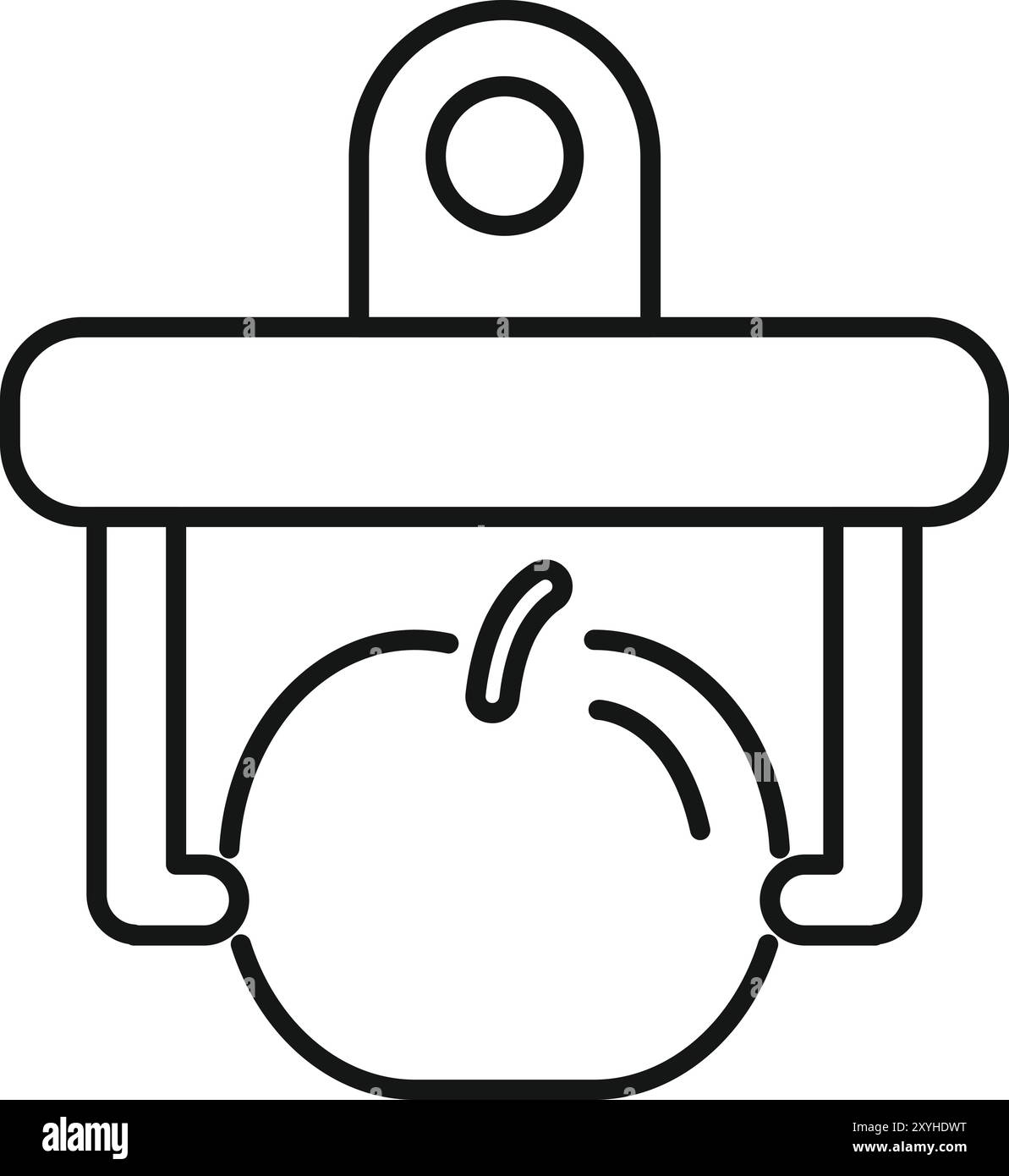 Simple vector of a tool for cutting apples into equal slices Stock ...