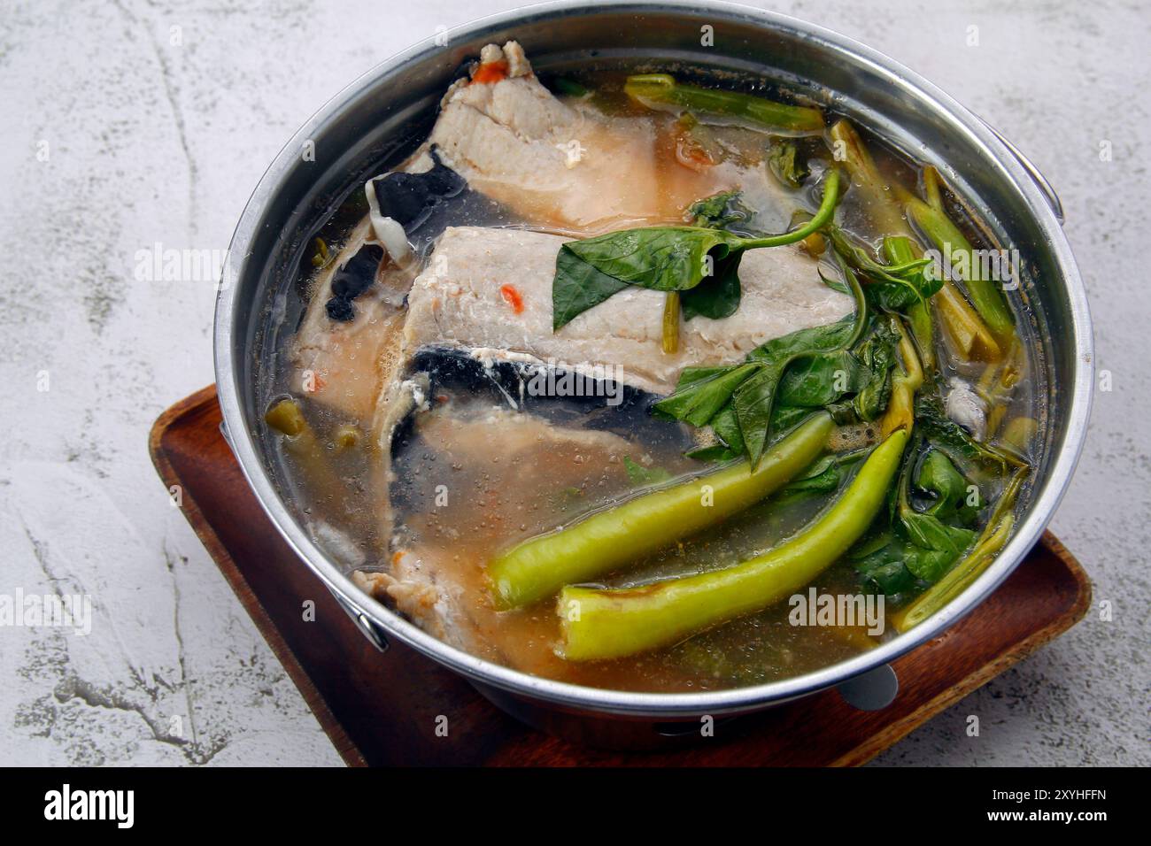 Photo of freshly cooked Filipino food called Sinigang na Bangus or ...
