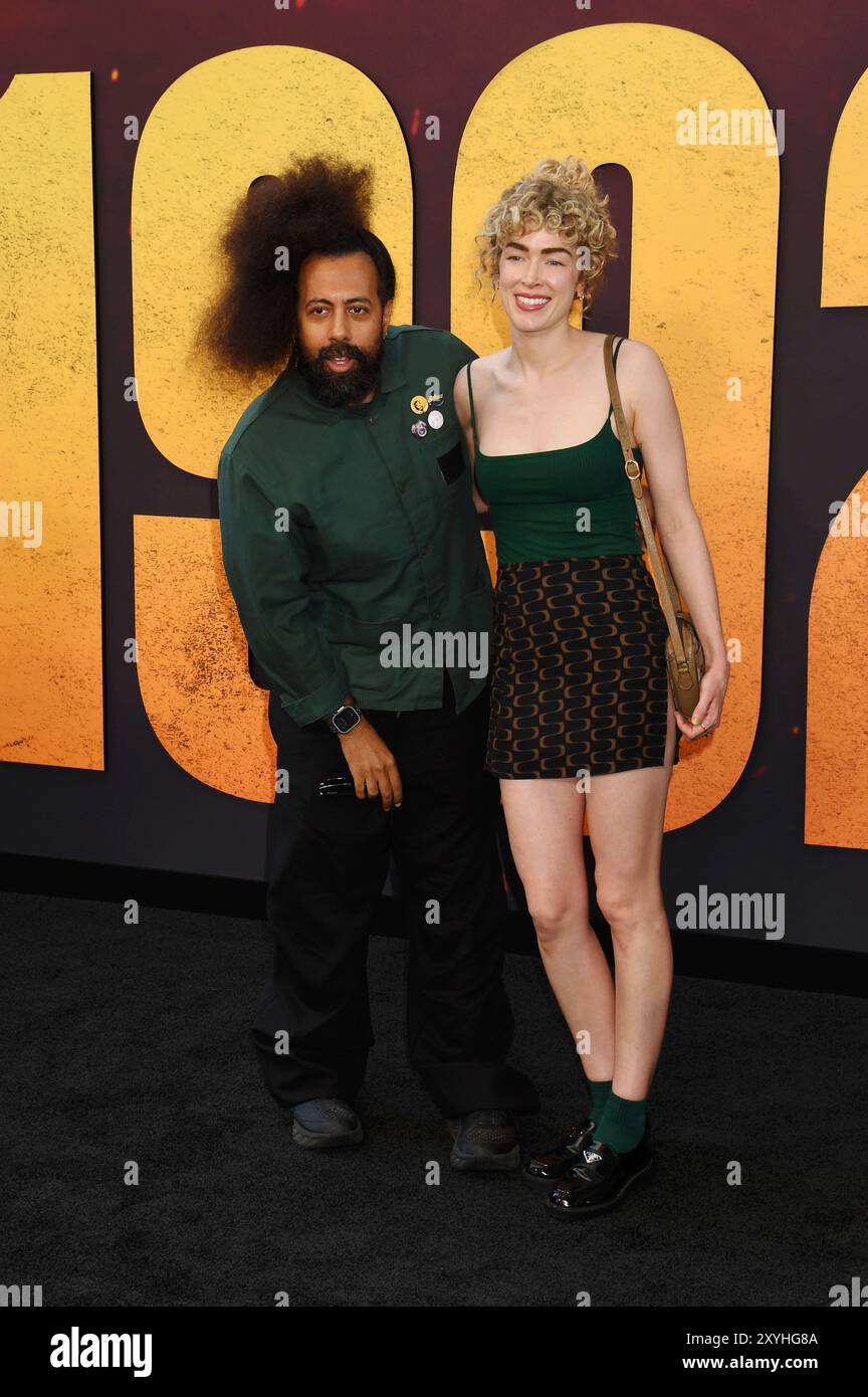 LOS ANGELES, CALIFORNIA - AUGUST 27: (L-R) Reggie Watts and Kat ...
