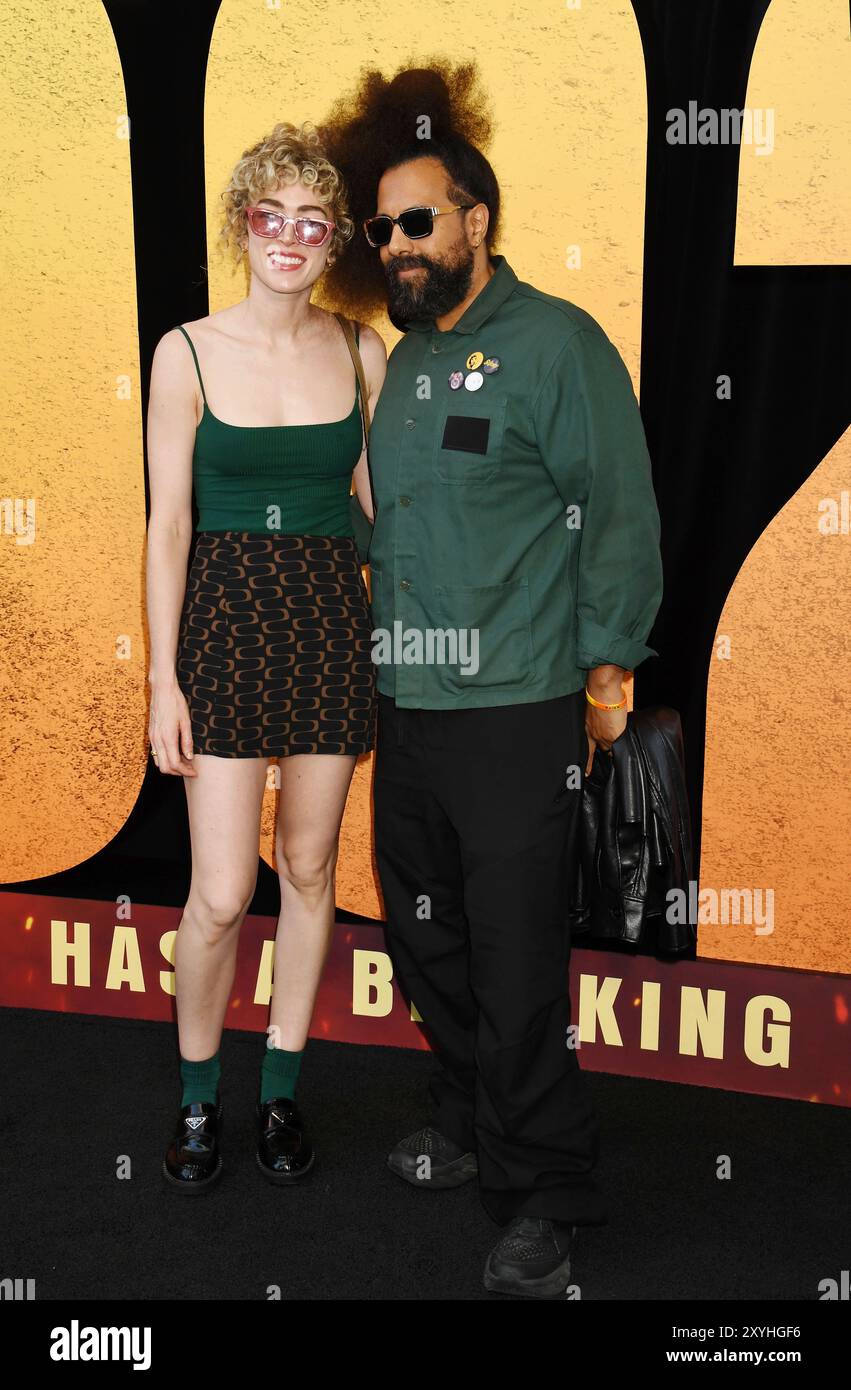LOS ANGELES, CALIFORNIA - AUGUST 27: (L-R) Kat McCollough and Reggie ...