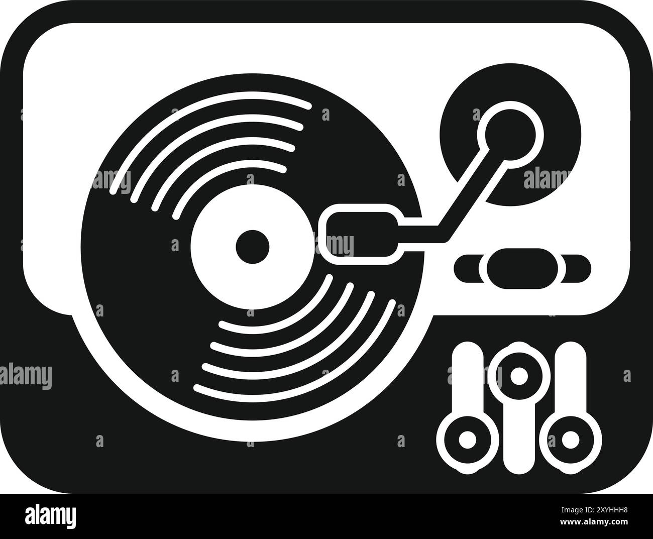 Nostalgic record player Cut Out Stock Images & Pictures - Alamy