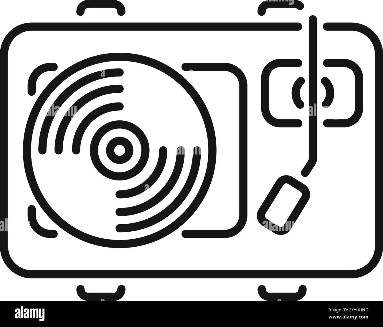 Top view vintage record Stock Vector Images - Alamy