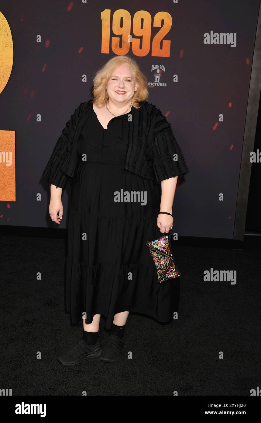 LOS ANGELES, CALIFORNIA - AUGUST 27: Allison Wright Clark attends the "1992" Los Angeles ...