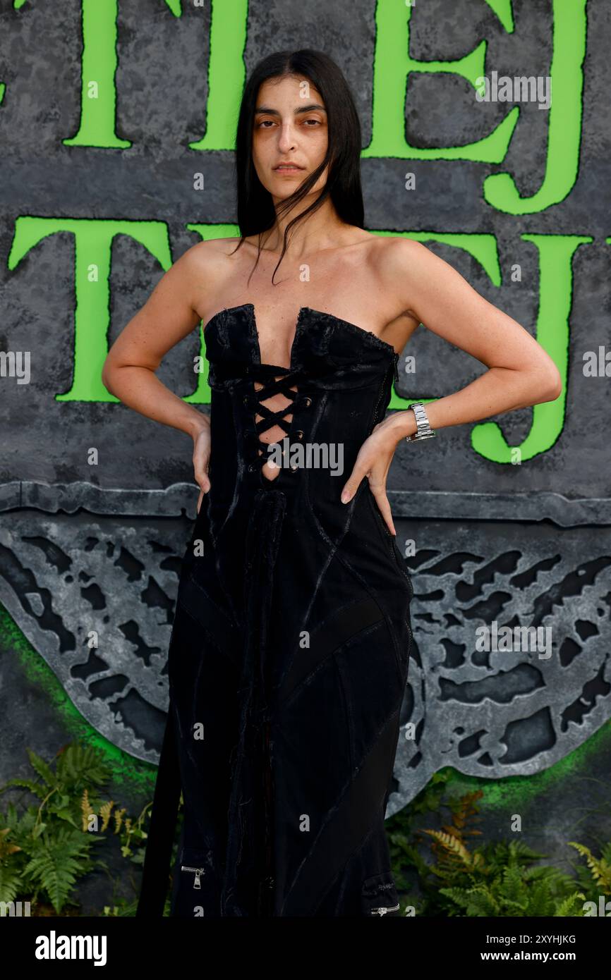 Nassia Matsa attends the Beetlejuice Beetlejuice UK Premiere at ...