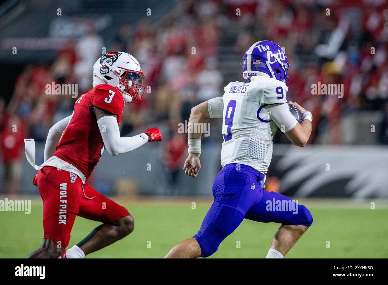 August 29, 2024: Western Carolina Catamounts quarterback Cole Gonzales ...