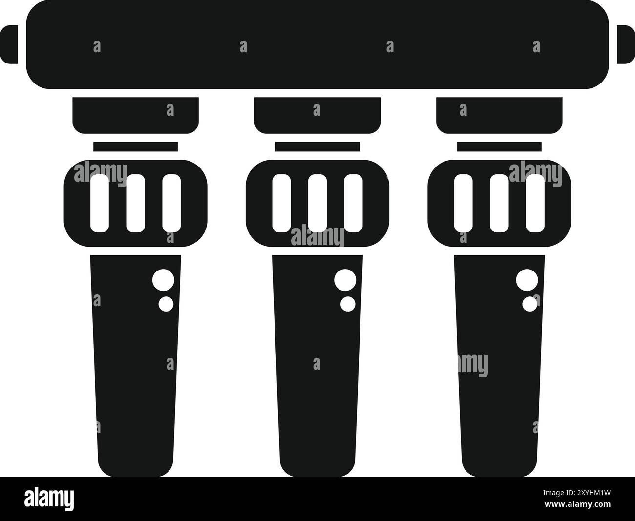Water filtration installation Stock Vector Images - Alamy