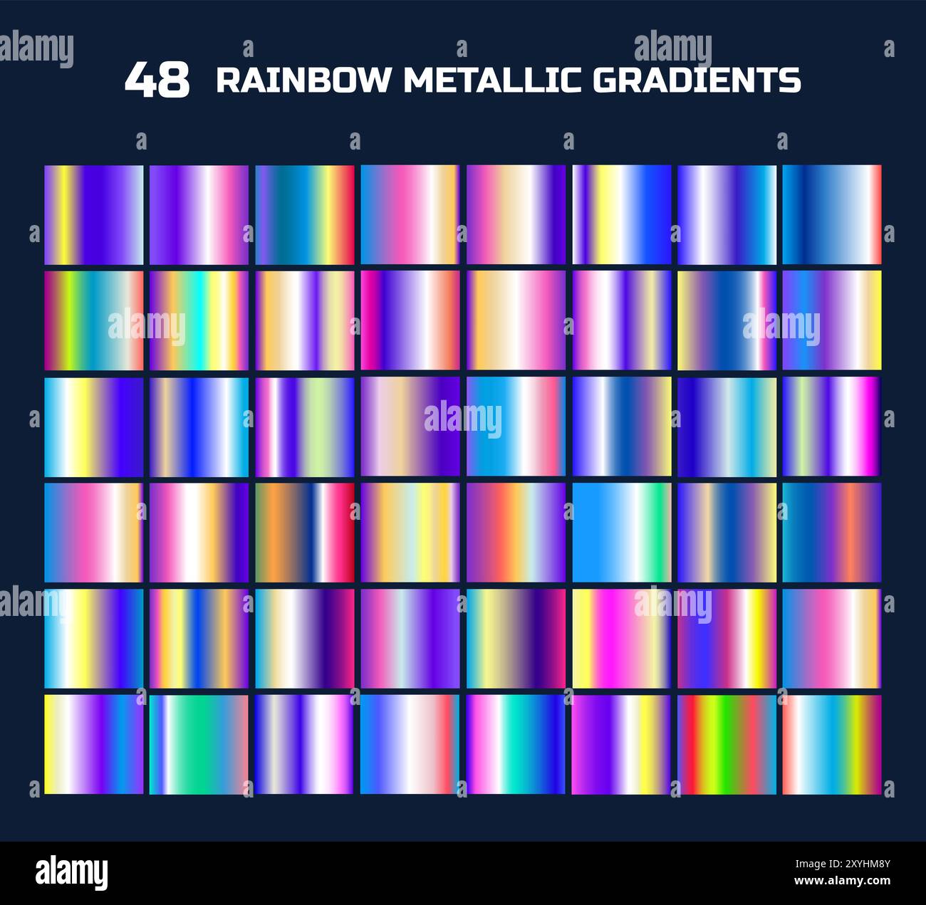 Rainbow metallic gradients Stock Vector Image & Art - Alamy Rainbow metallic gradients Stock Vector Image & Art - Alamy