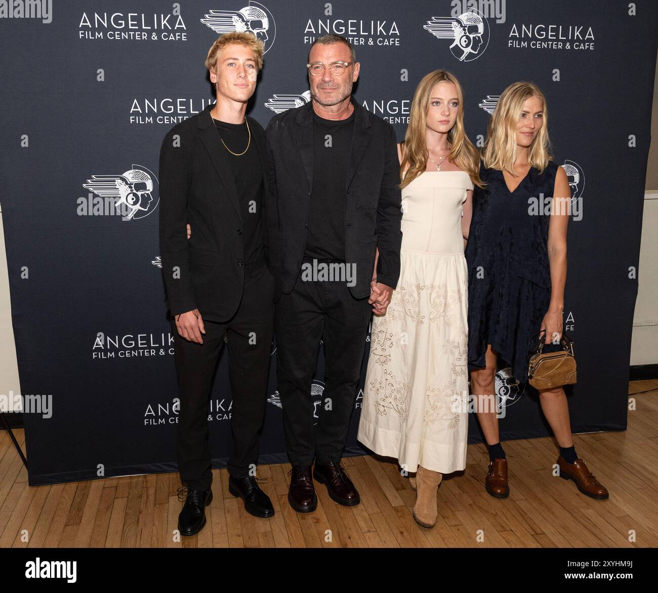 New York, USA. 29th Aug, 2024. Sasha Schreiber, Liev Schreiber, Kai ...