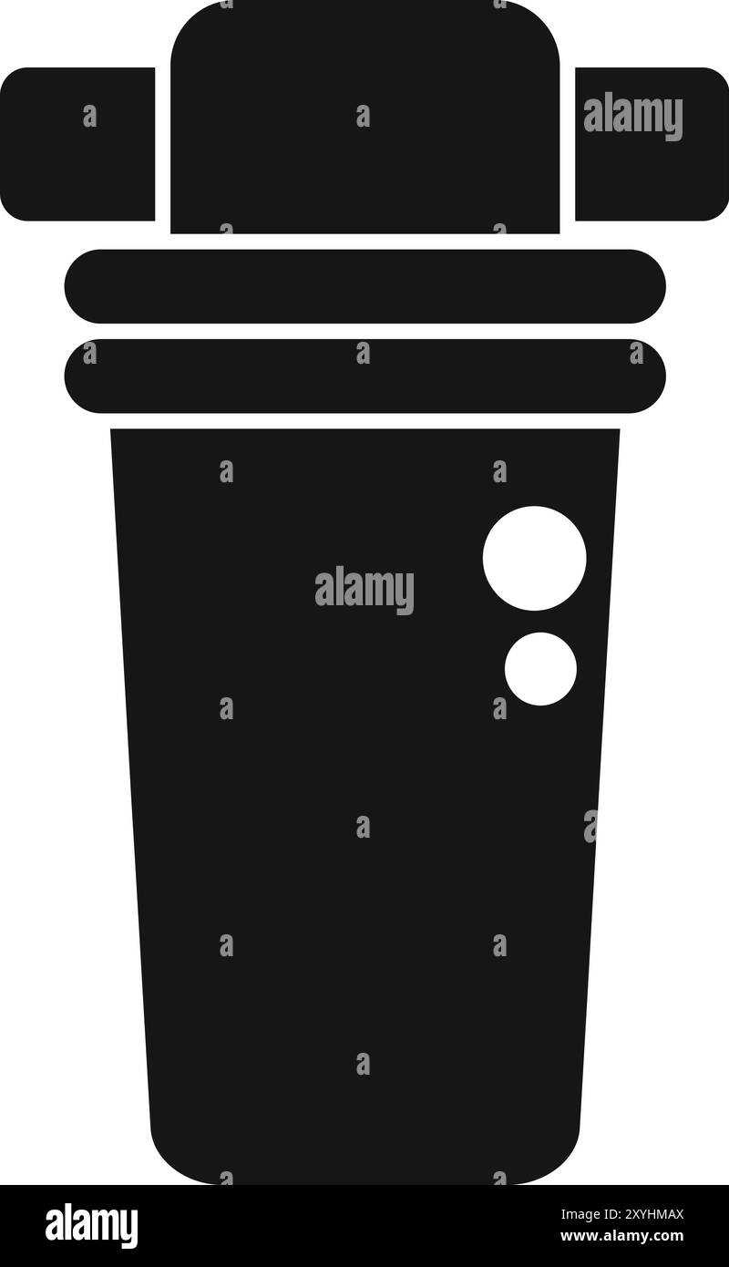 Water filter cartridge replacing old dirty cartridge for clean and ...