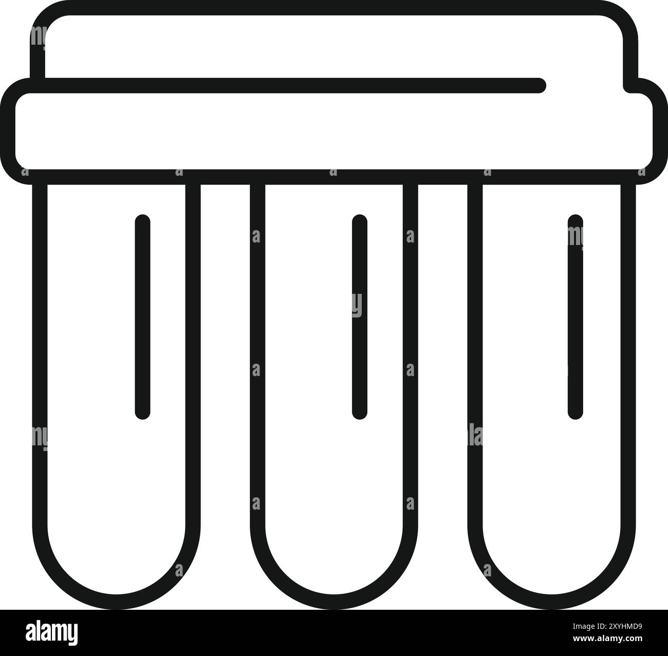 Water filter system purifying tap water with cartridge for clean ...