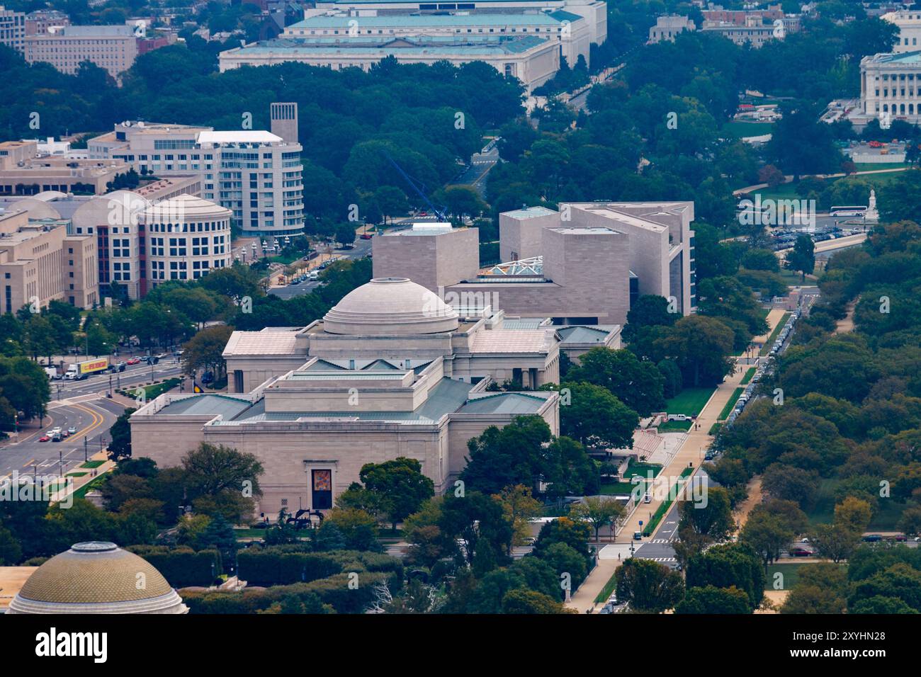 Aerial view of the National Gallery of Art, Washington DC, USA Stock Photo - Alamy
