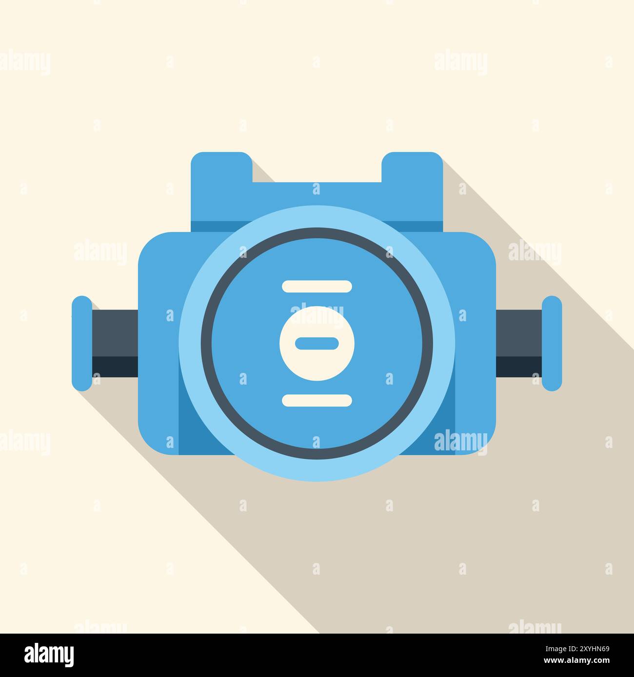 Digital flow meter water Stock Vector Images - Alamy