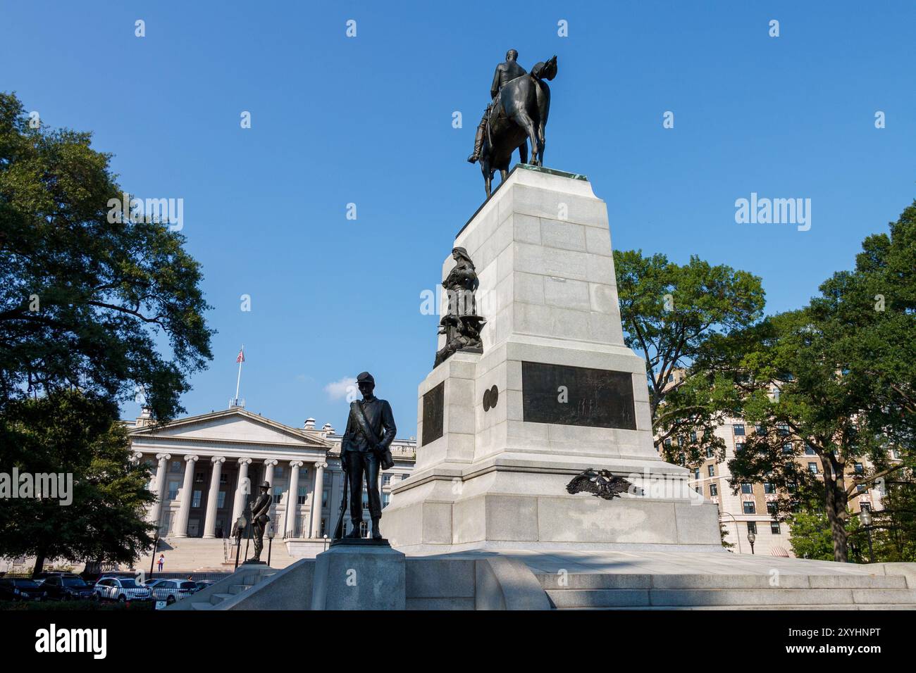Tecumseh sherman monument washington hi-res stock photography and ...
