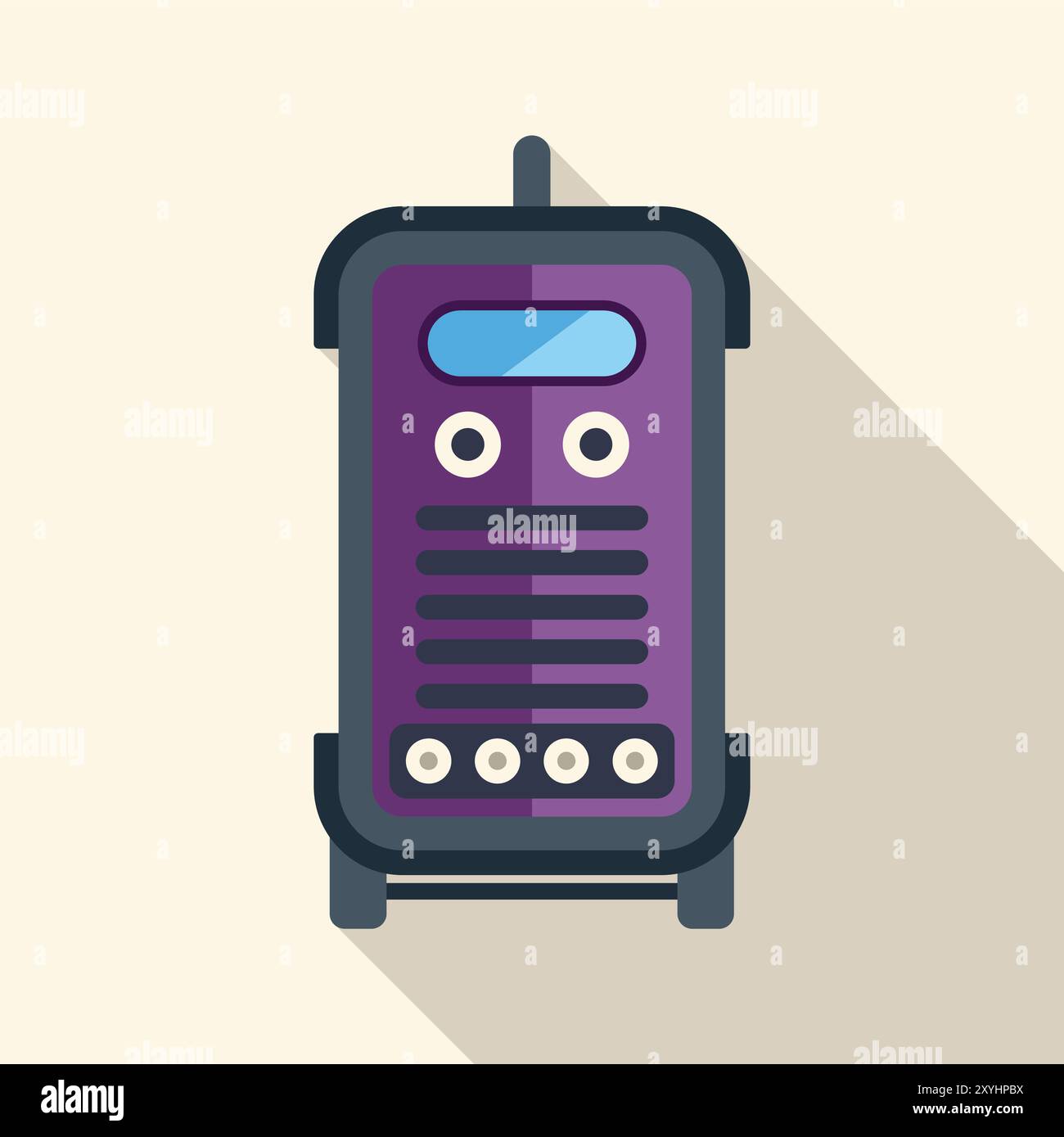 Welding machine isolated on white background presenting modern inverter ...