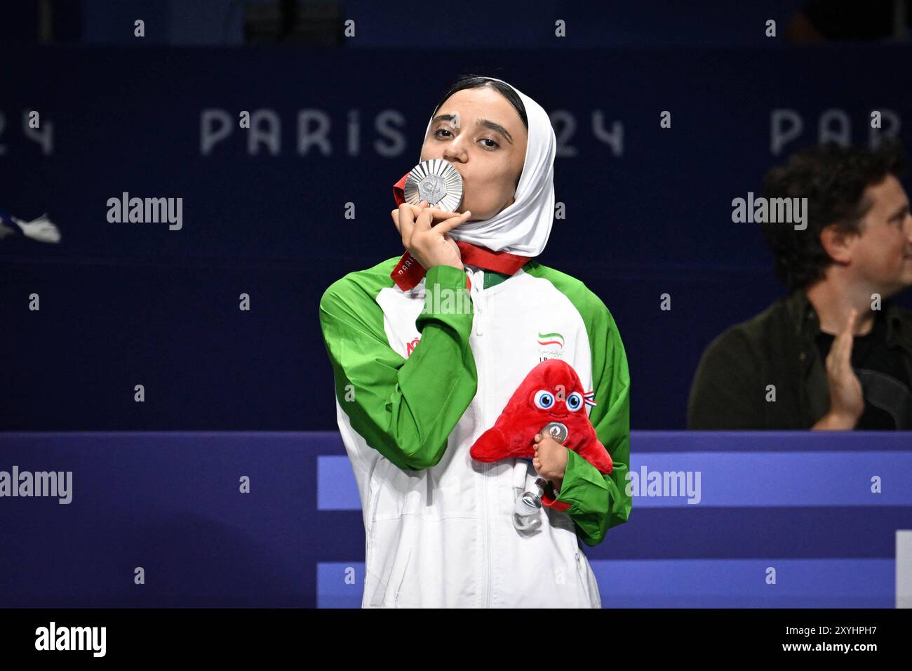 Paris, France. 30th Aug, 2024. Zahra Rahimi from Iran during the Para ...