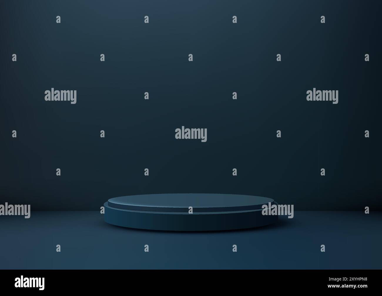 3d blue circular podium Stock Vector Images - Alamy