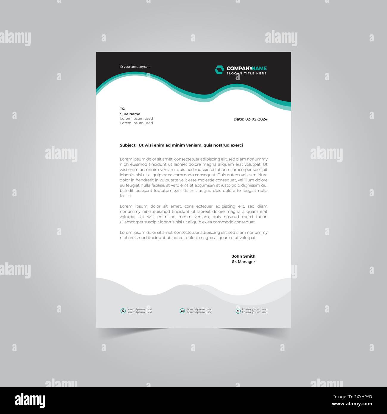 Editable corporate newsletter hi-res stock photography and images - Alamy