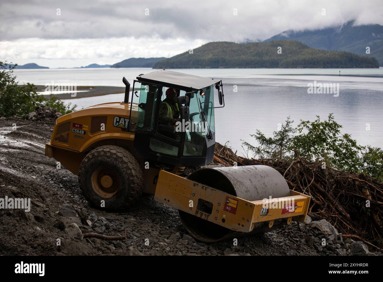 U.S. Marine Corps Lance Cpl. Jalan Robinson, an engineer equipment ...