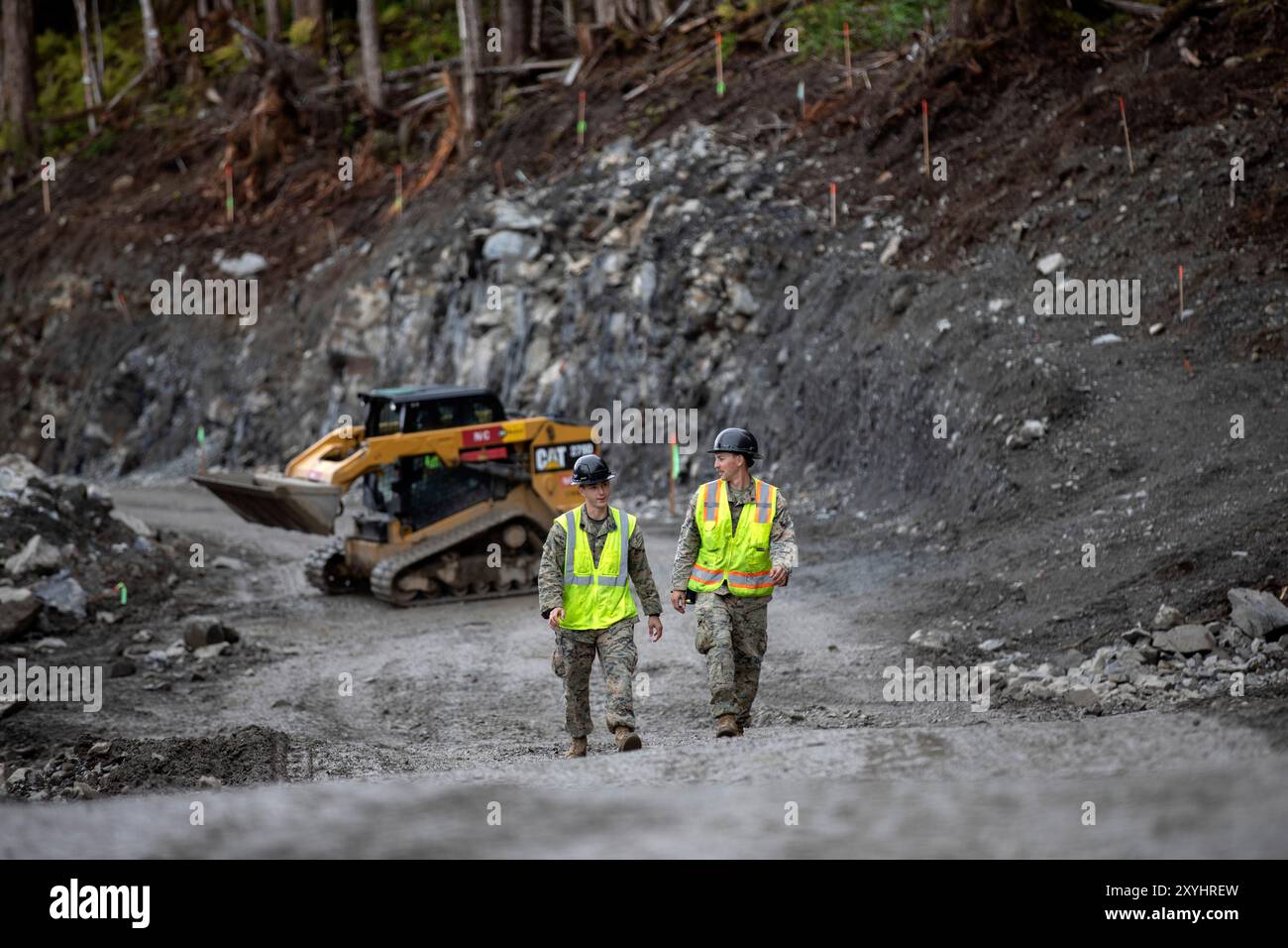 U.S. Marine Corps Sgts. Shane Gibas, left, and Spencer Wooters, both ...