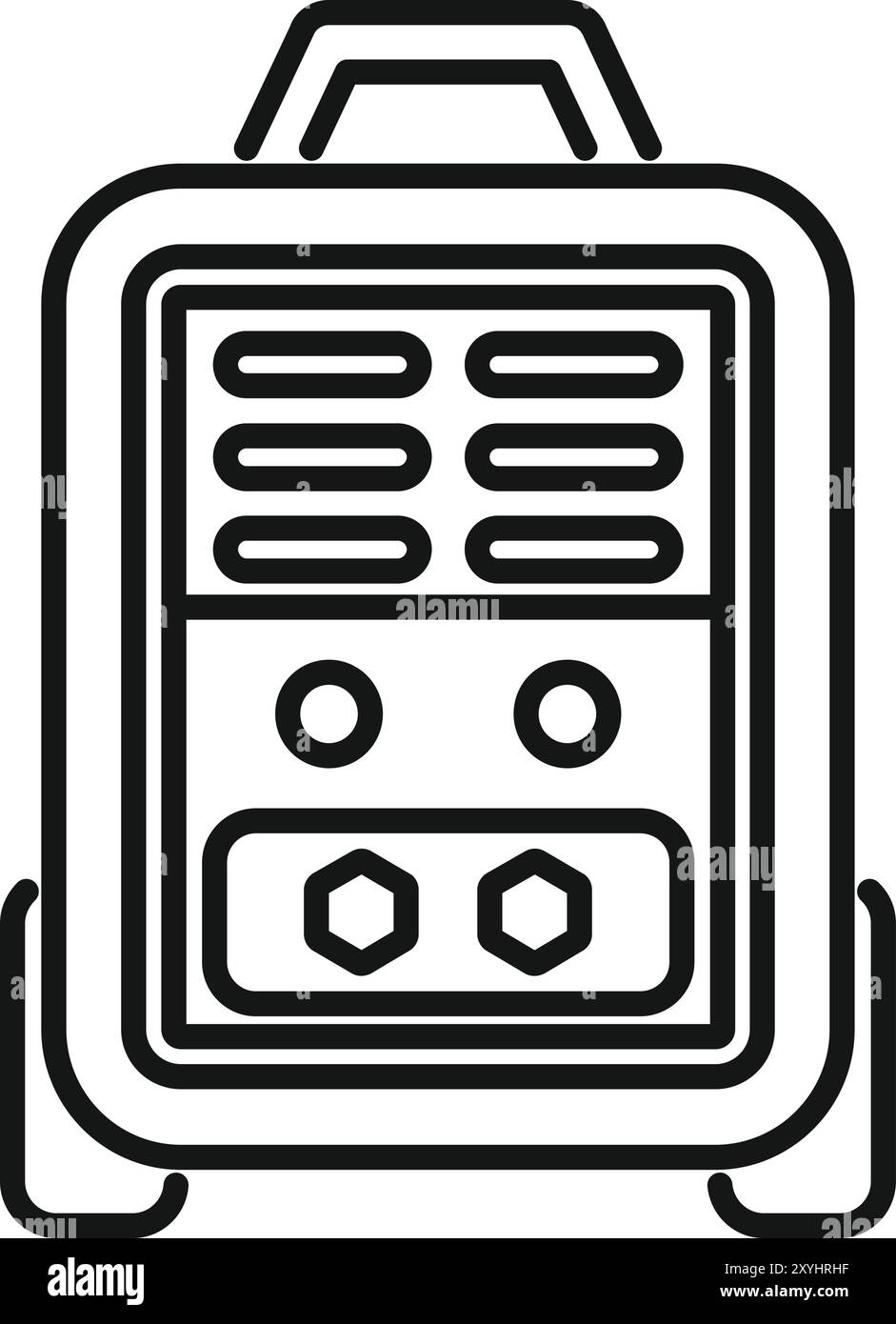 Portable power generator providing electricity using gasoline engine ...