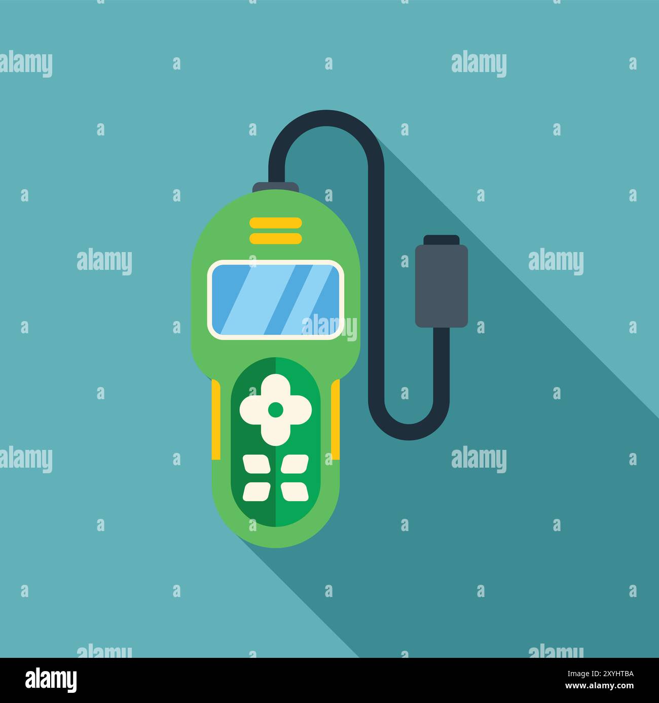 Electronic device showing medical app interface on screen, healthcare ...