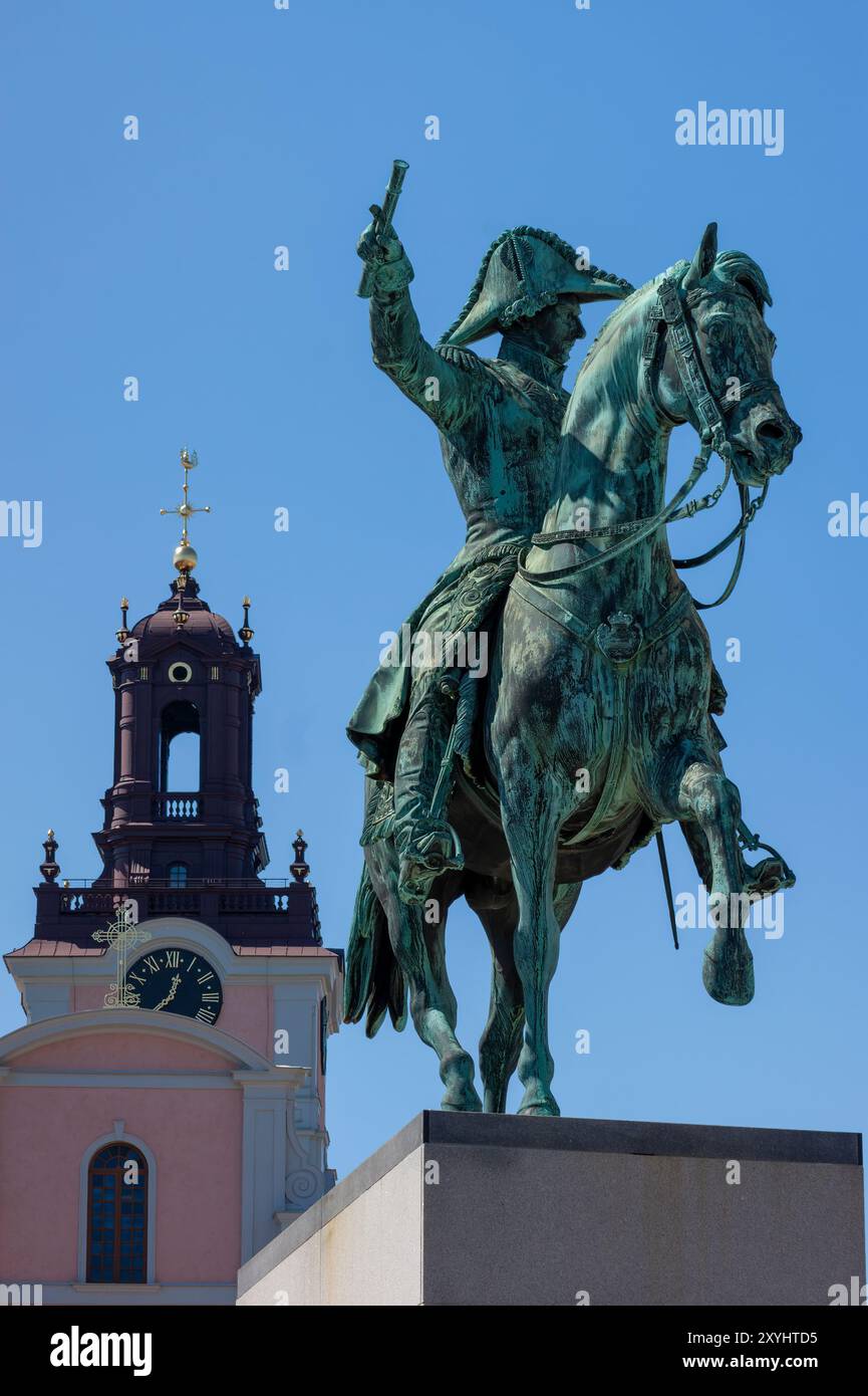 Equestrian Statue of King Karl XIV Johan, also known as Carl XIV Johan ...