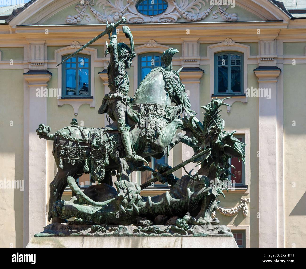 Sankt Göran och Draken (Saint George and the Dragon), Köpmantorget ...