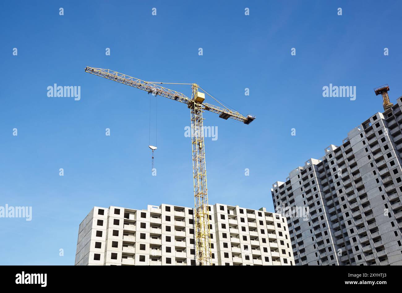 Tall heavy construction crane hi-res stock photography and images - Alamy